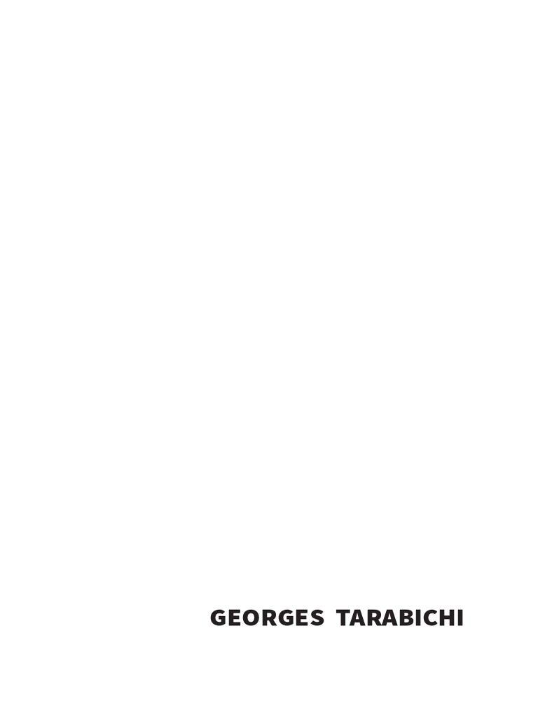Georges Tarabichi : Pensée et Héritage | PDF | Science | Syrie