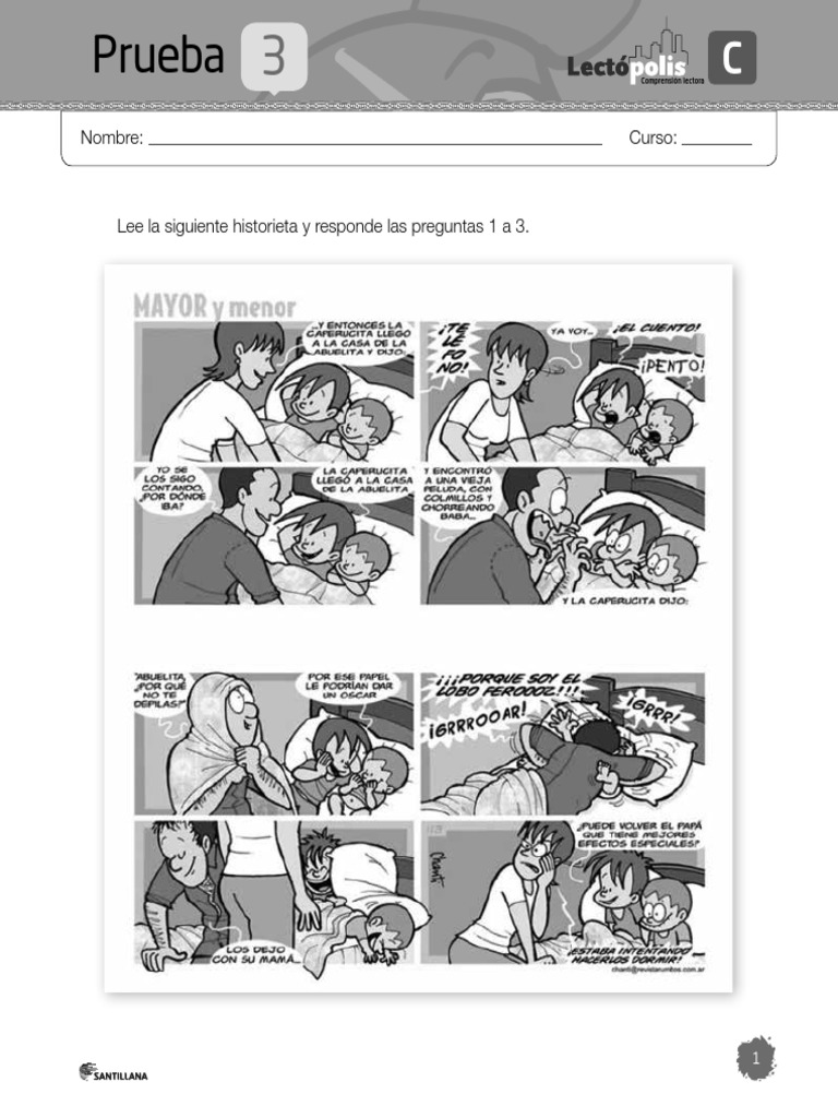 Lectopolis C Prueba 3 | PDF | Chocolate | Unicornio