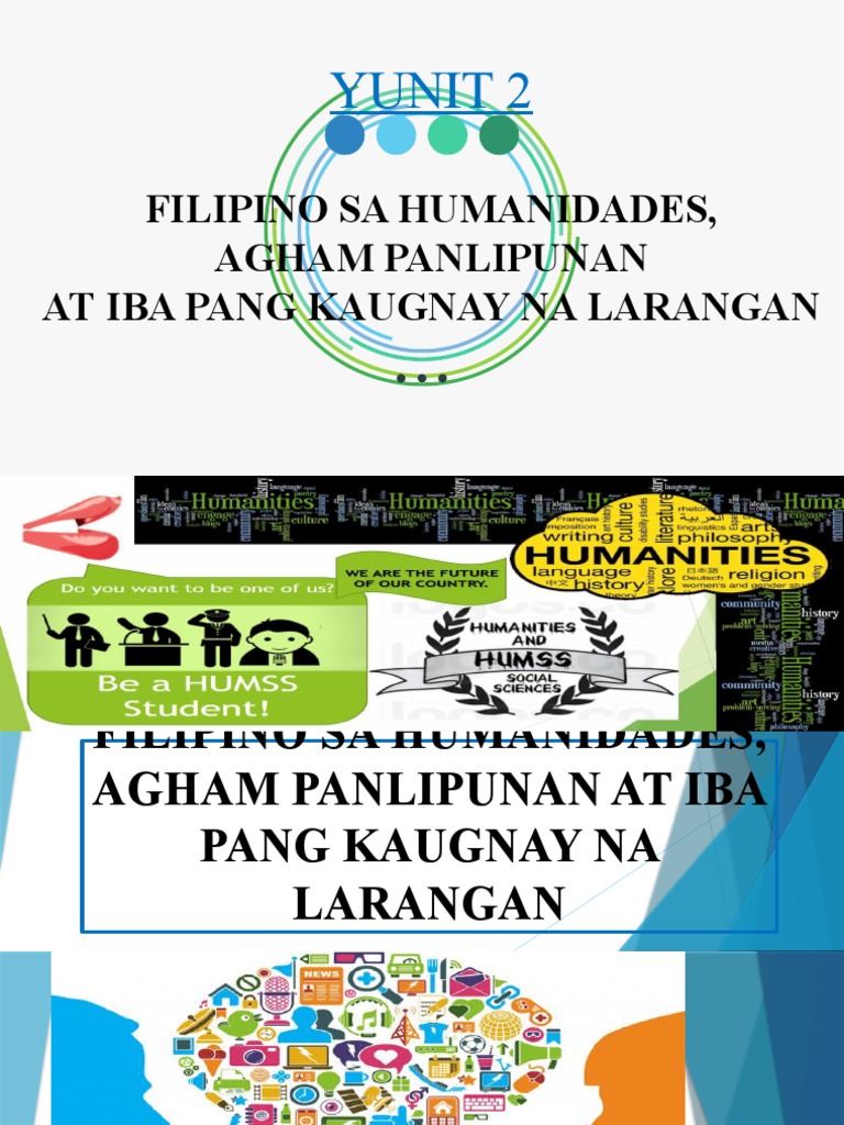 Yunit 2 Filipino Sa Humanidades - Ap - Atbp | PDF