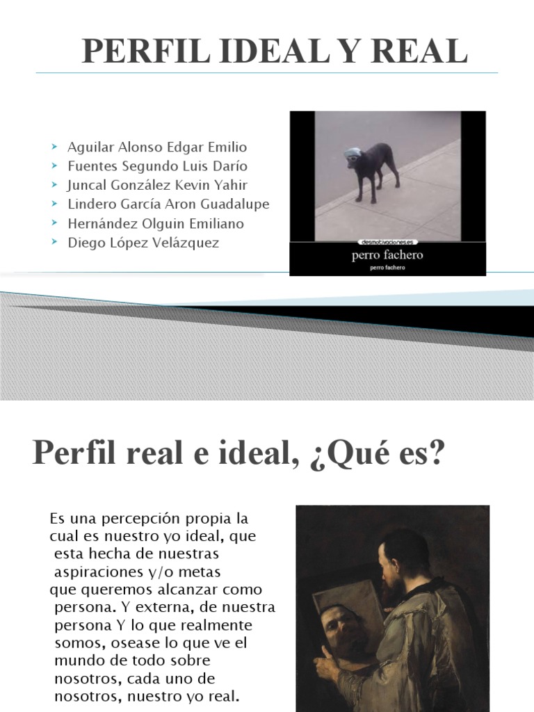 Perfil Ideal y Real | PDF | Sicología | Conceptos psicologicos
