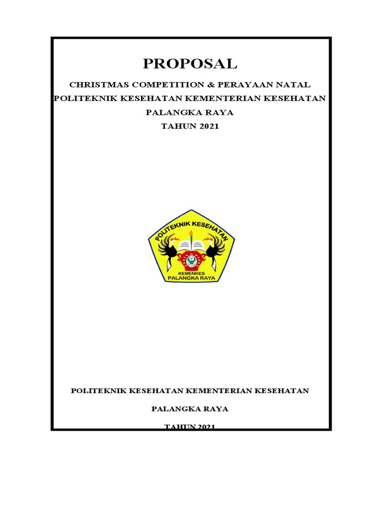 123proposal - Natal Poltekkes Kemenkes Palangkaraya - 2021 | PDF