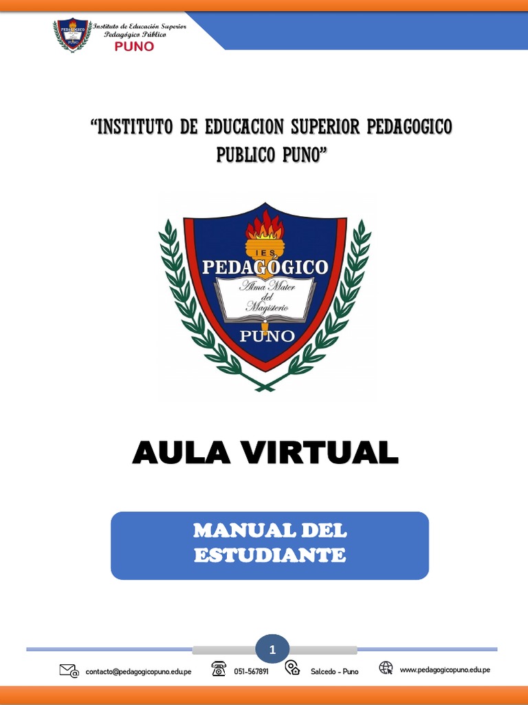 Manual Estudiante Iespp Puno | PDF | Moodle | Software