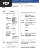 Principles of Medical Laboratory Science 1 | PDF