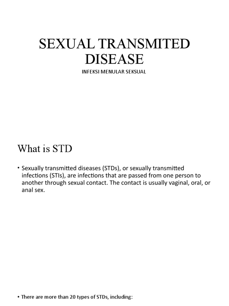 Sexual Transmited Disease | PDF | Sexually Transmitted Infection | Hiv/Aids