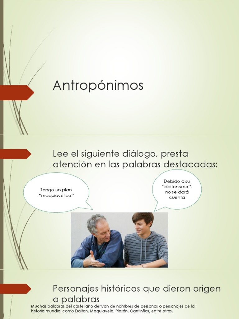 Antropónimos | PDF