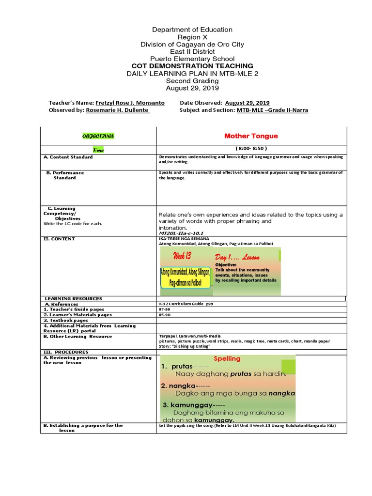 Detailed Lesson Plan Solid Waste Management 2nd Grading | PDF ...