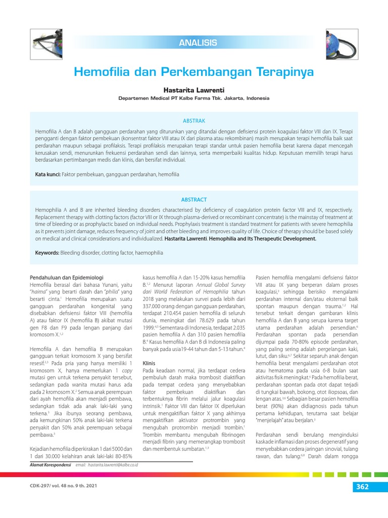 Hemofilia Dan Terapi | PDF | Pengembangan Diri