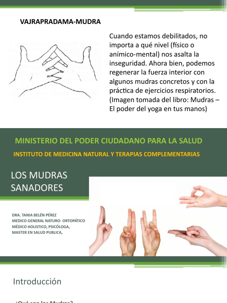 Los Mudras Sanadores | PDF | Yoga | Mano