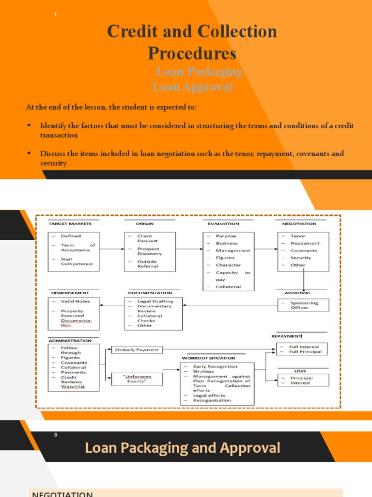 W10 Loan Packaging and Approval | PDF | Loans | Finance & Money Management