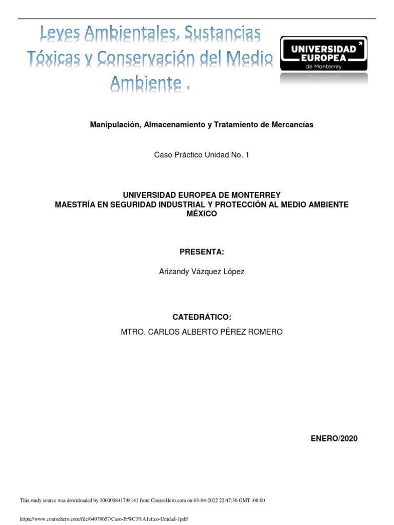 Caso PR Ctico Unidad 1 PDF | PDF