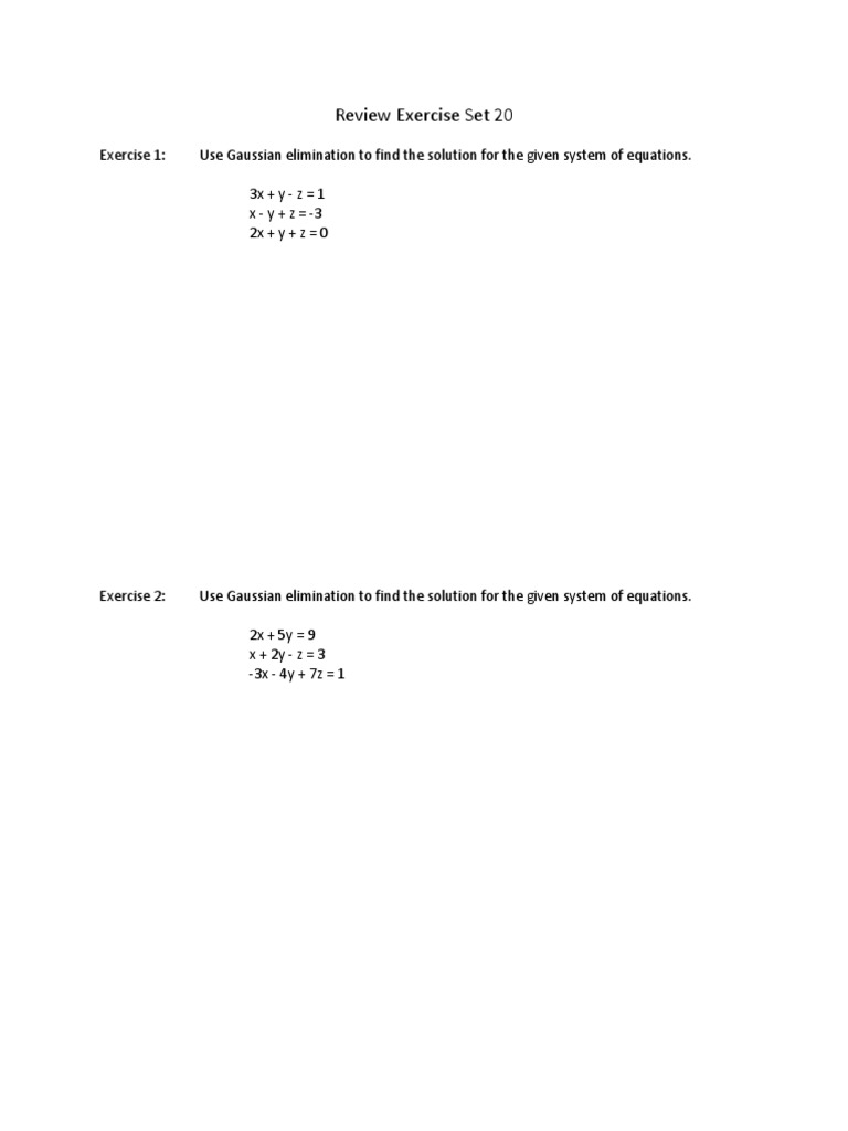 Math1414 Review Exercise Set 20 | PDF | Mathematics | Mathematical ...