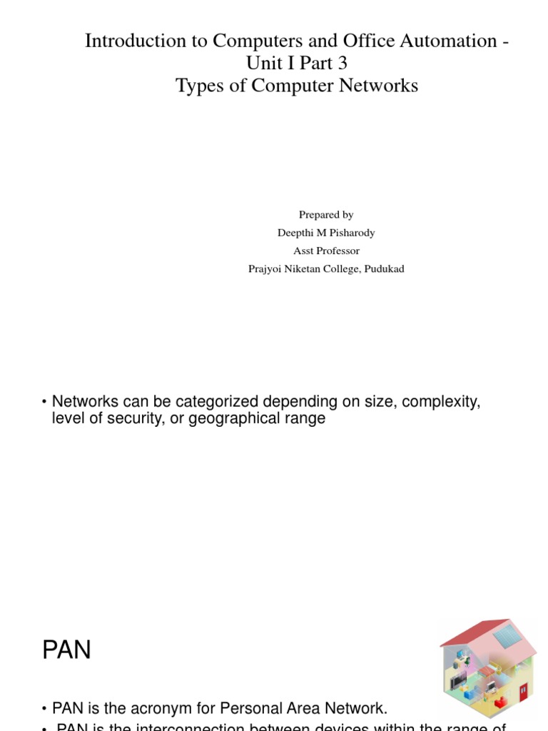Types of Computer Network | PDF | Computer Network | Local Area Network