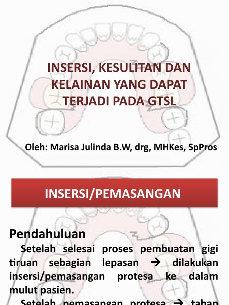 Insersi Dan Masalahnya Dalam GTSL | PDF