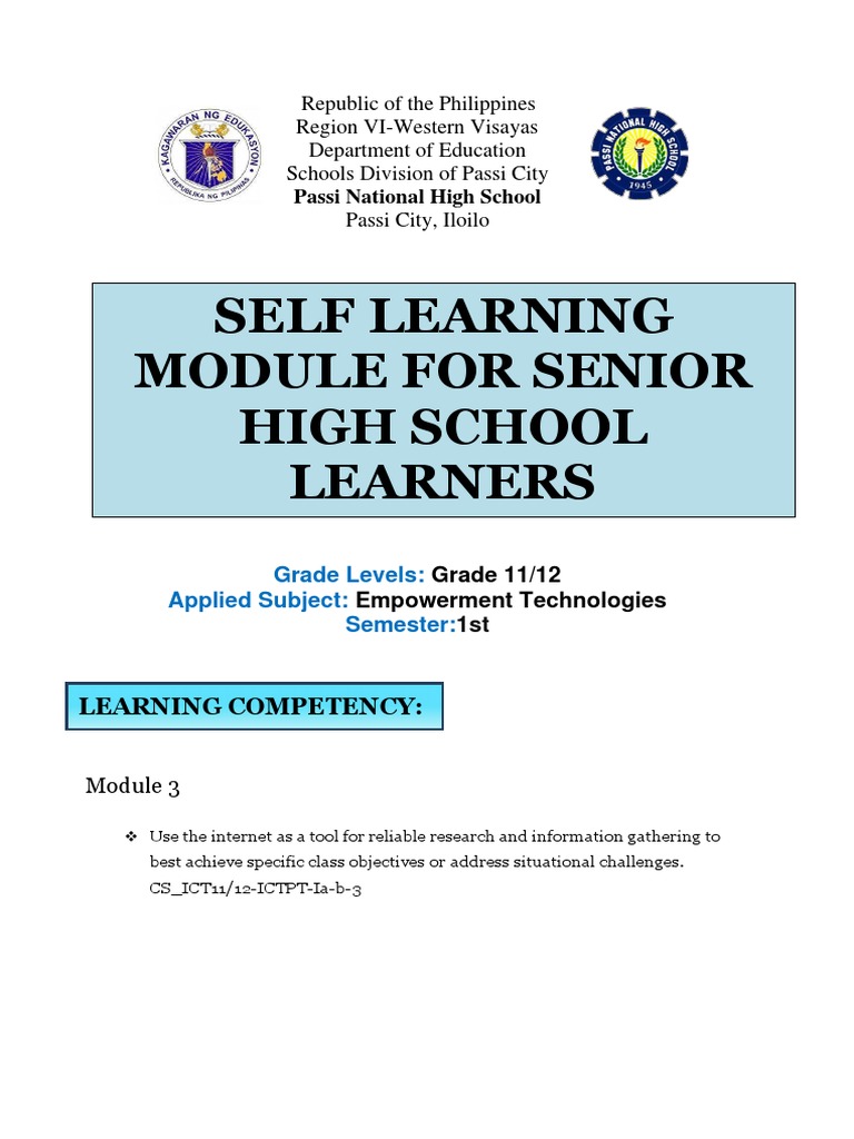 Module 3 Empowerment Technologies | PDF