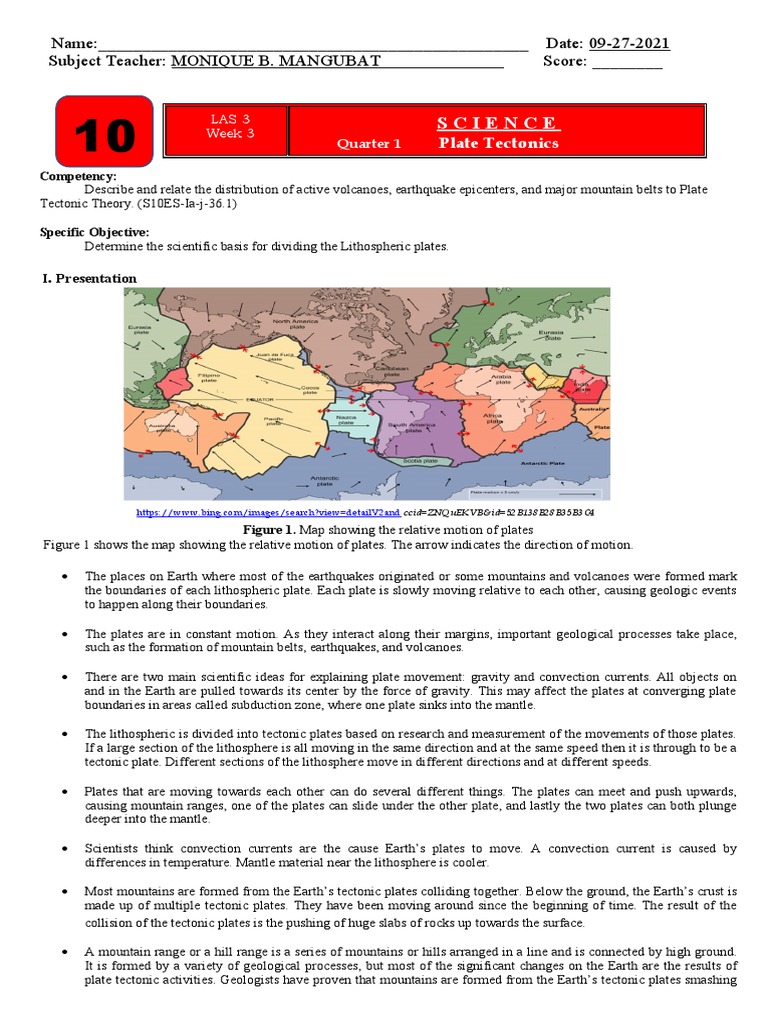 Week 3 | PDF | Plate Tectonics | Earth