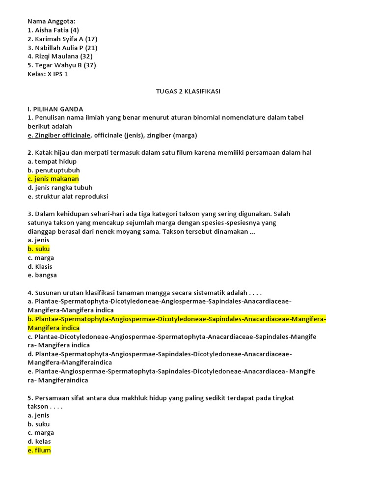 Klasifikasi Katak dan Merpati dalam Filum | PDF