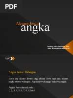 Tabel Sengkalan dan Watak Angka | PDF