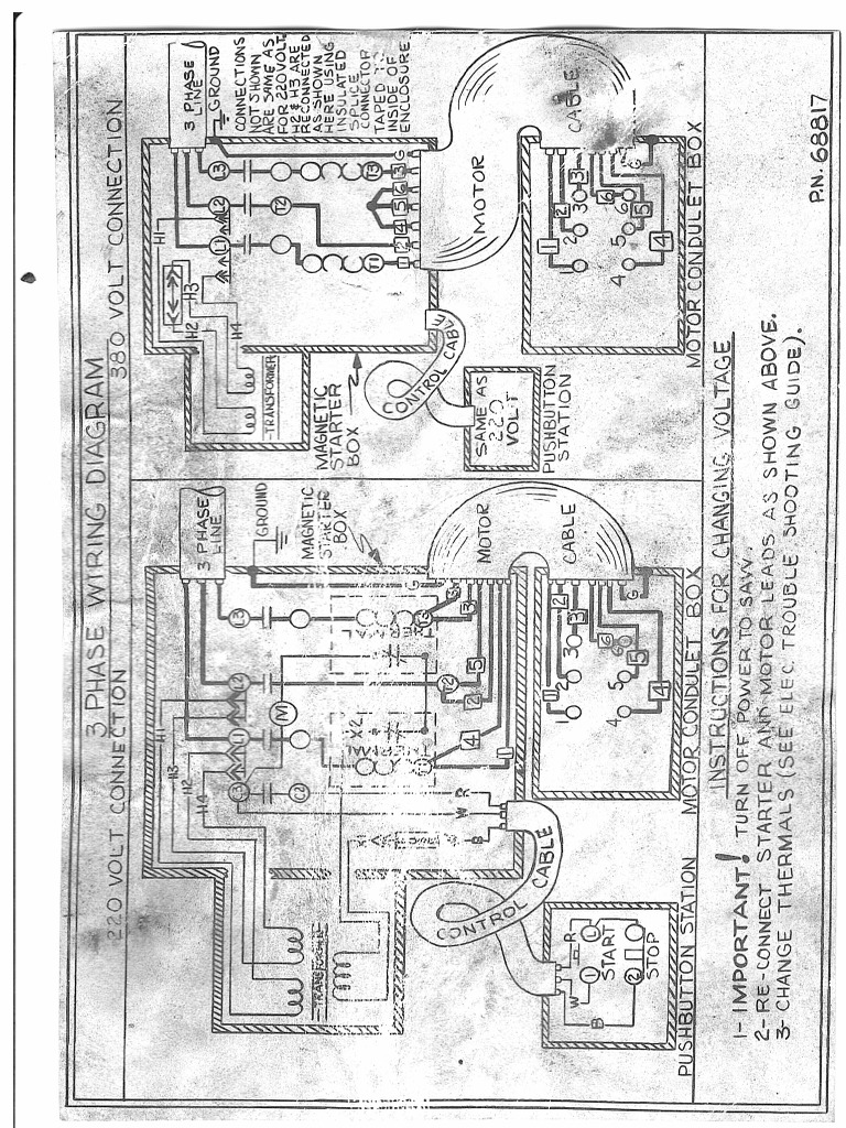 Dewalt Radial Arm Saw Wiring Diagram | PDF