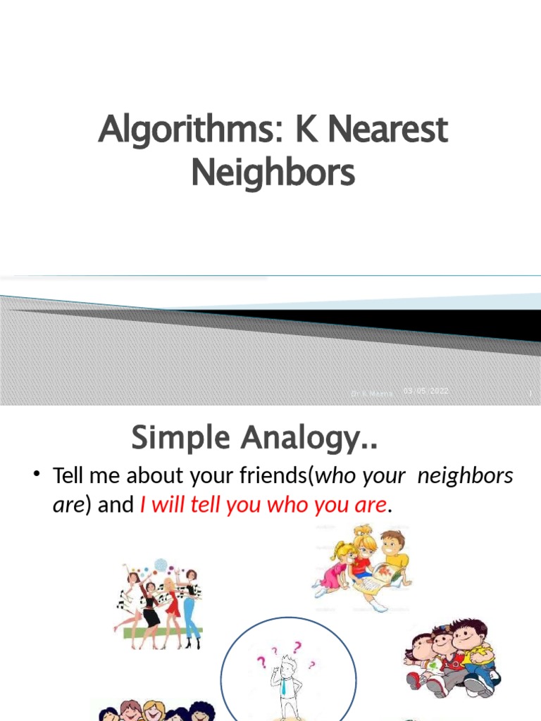 Algorithms: K Nearest Neighbors | PDF | Statistical Classification | Algorithms And Data Structures