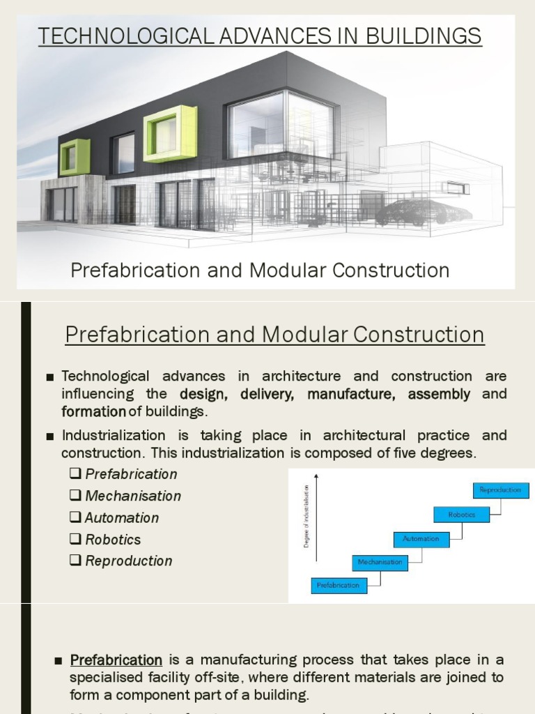 Prefabrication and Modular Construction | PDF | Modularity | Economic Sectors