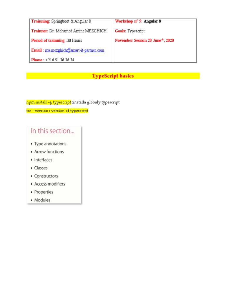 2 Workshop5 - Angular Typescript | PDF | Computer Programming ...