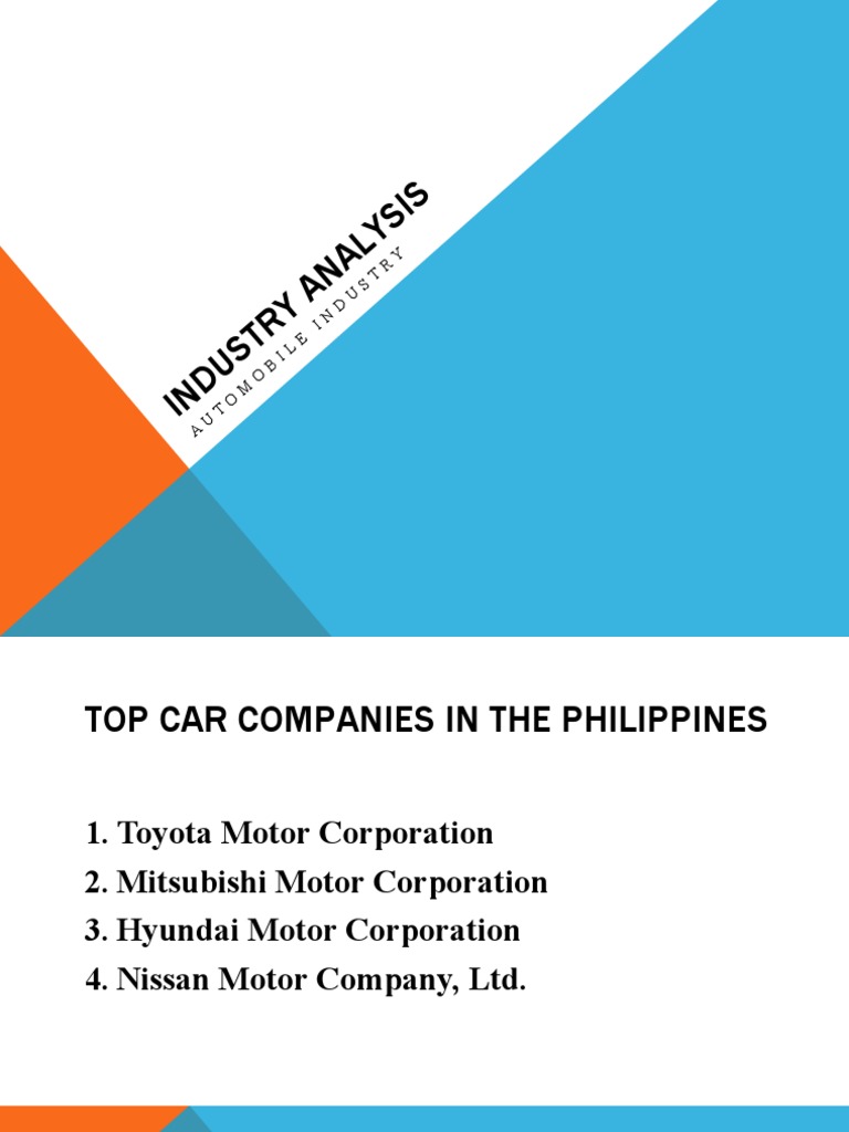 Automobile Industry Analysis | PDF | Nissan | Car
