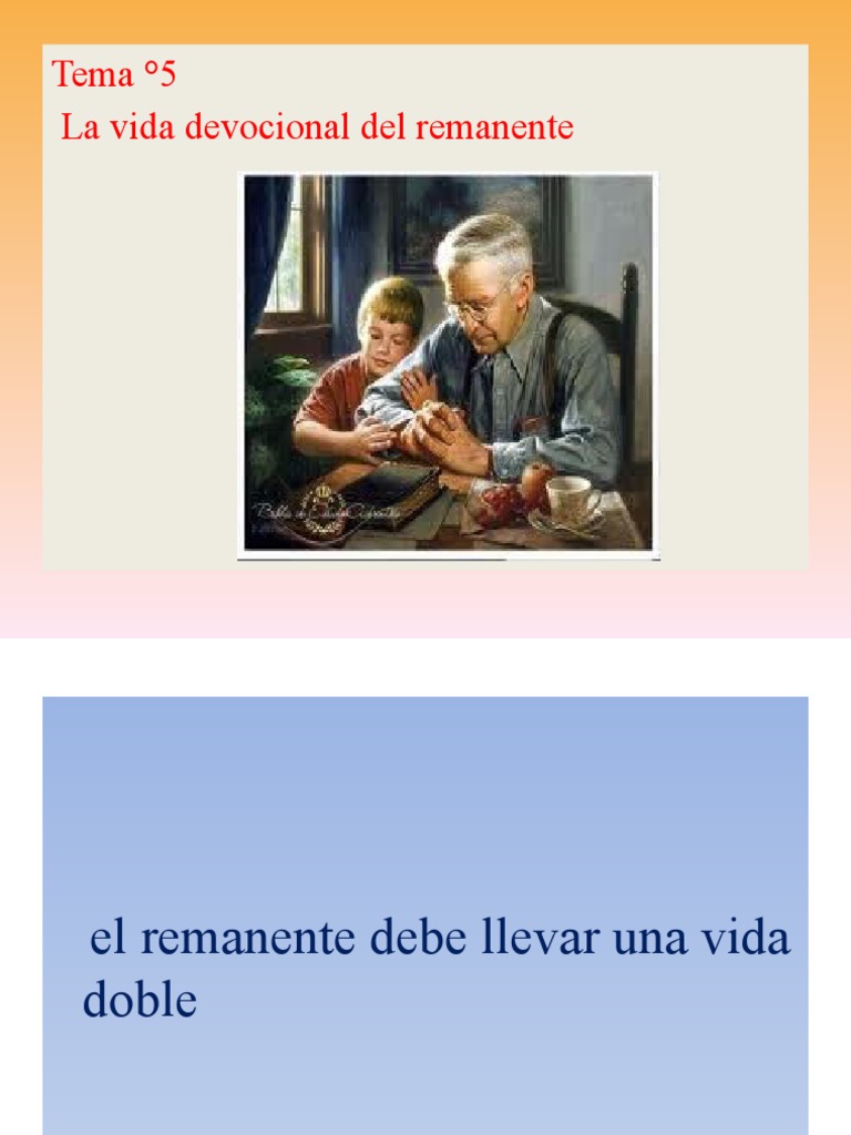 La Vida Devocional Del Remanente | PDF | Juan el Bautista | Cristianismo