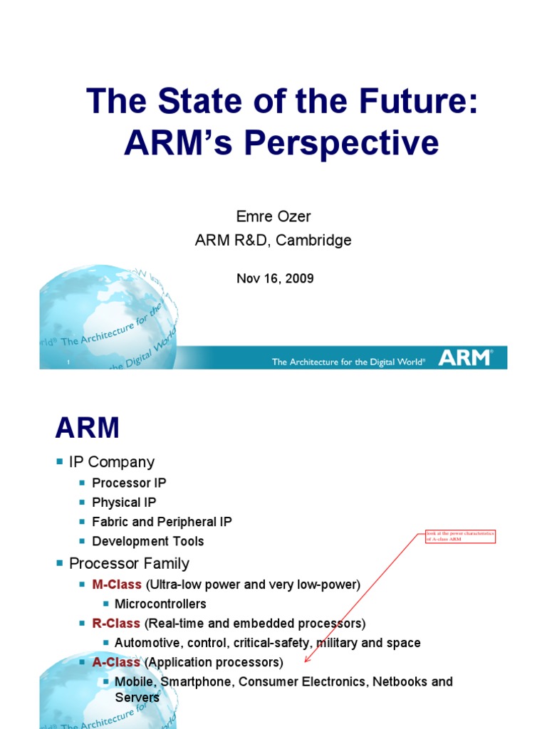 Arm Future Perspective | PDF | System On A Chip | Multi Core Processor