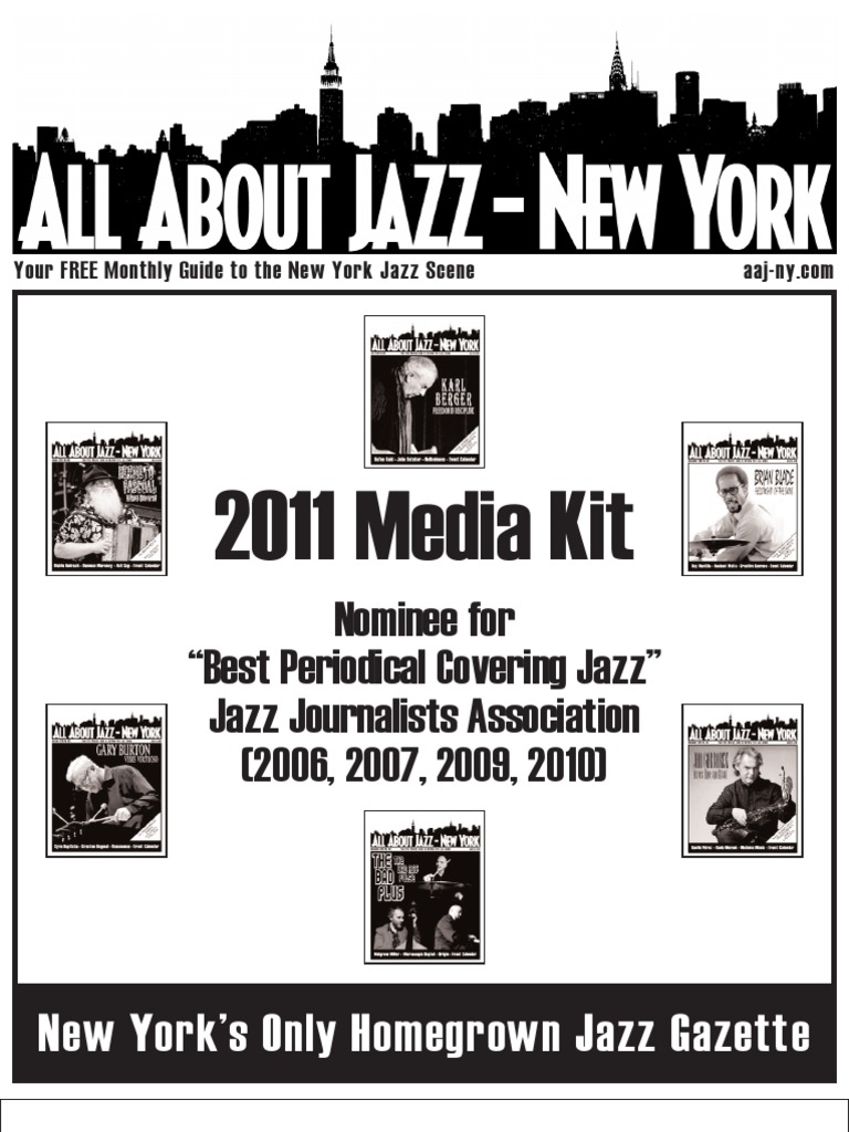 2011 Media Kit: Nominee For "Best Periodical Covering Jazz" Jazz ...