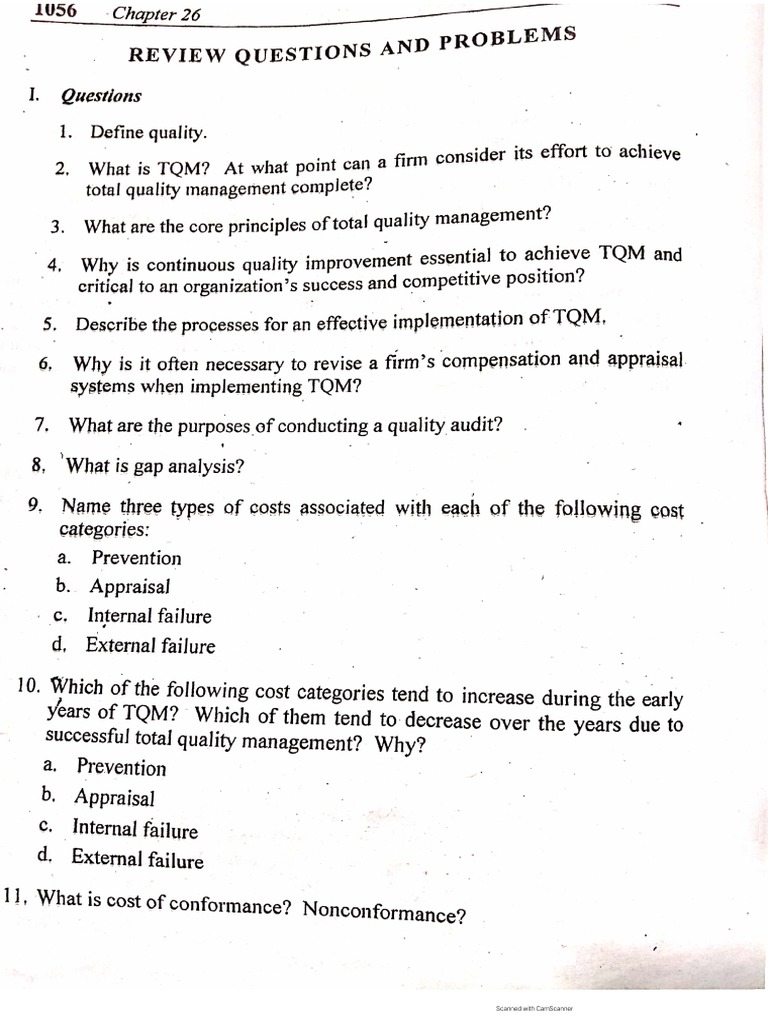 Chapter 26 Questions | PDF