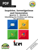 Practical Research 1: Quarter 3 - Module 6: Rationale of The Study ...