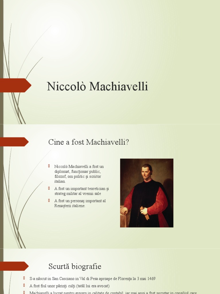 Niccolò Machiavelli | PDF