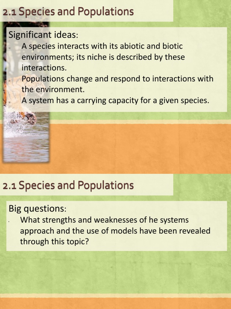 Understanding Ecological Relationships: An Analysis of Species ...