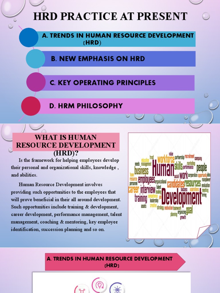 HRD Practice at Present-Edum-574 | PDF | Human Resource Management ...