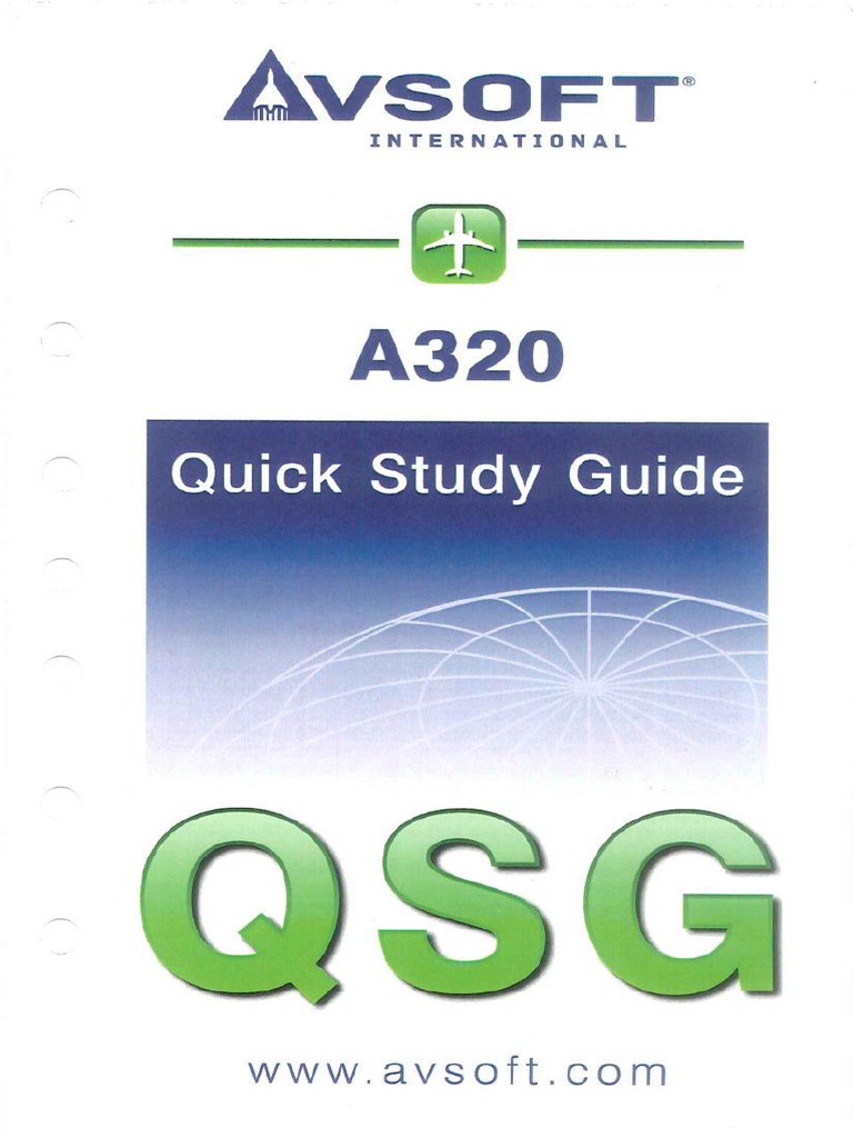 Avsoft A320 Quick Study Guide Compress 4 | PDF