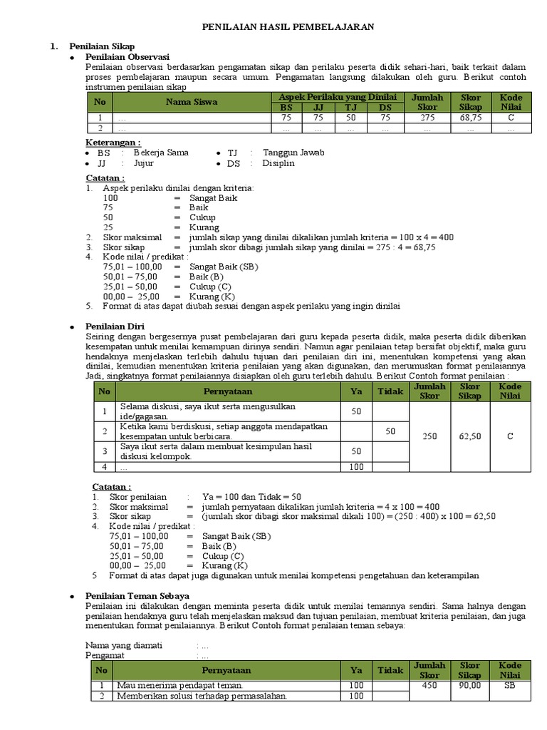 Penilaian | PDF | Karier & Perkembangan