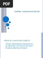 SAP SD Sales Document Types | PDF | Sales | Product (Business)