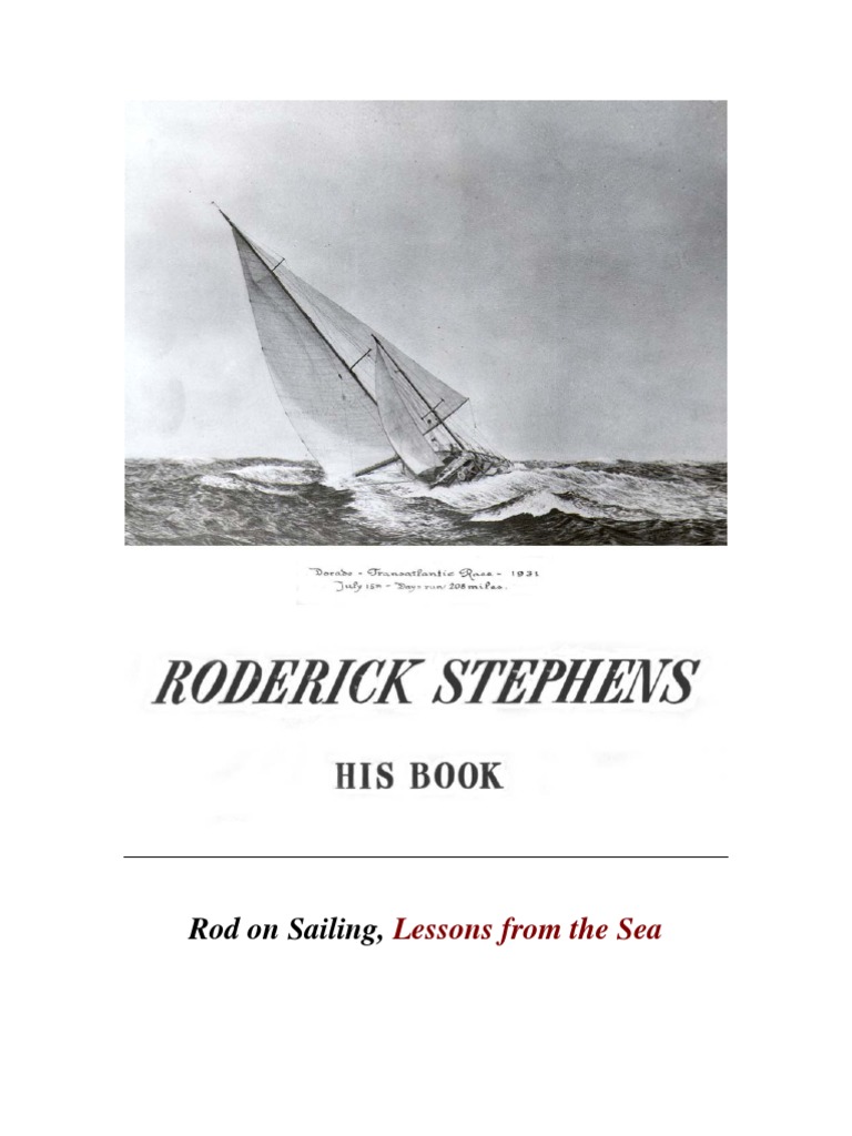 Rod Stephens On Sailing | PDF | Anchor | Mast (Sailing)