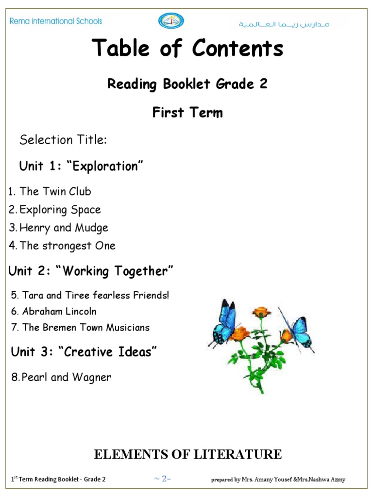 Grade 2 First Term Reading Booklet | PDF | Astronauts | Camping