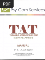 Nimhans Neuropsycological Battery Manual 2004 | PDF