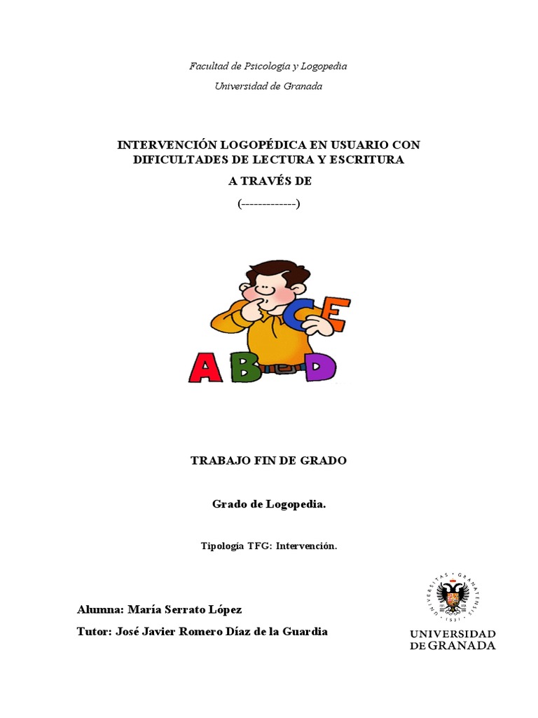 TFG Borrador | PDF | Escritura | Aprendizaje