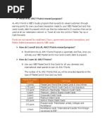 Al Ahly Points Program Overview | PDF | Debit Card | Credit Card