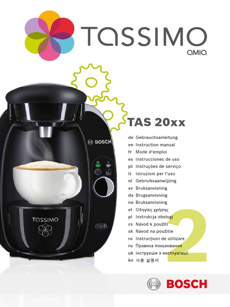 Cafetera Tassimo | PDF