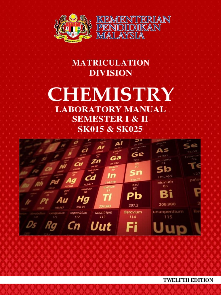 Lab Manual SK025 | PDF | Chemistry | Titration