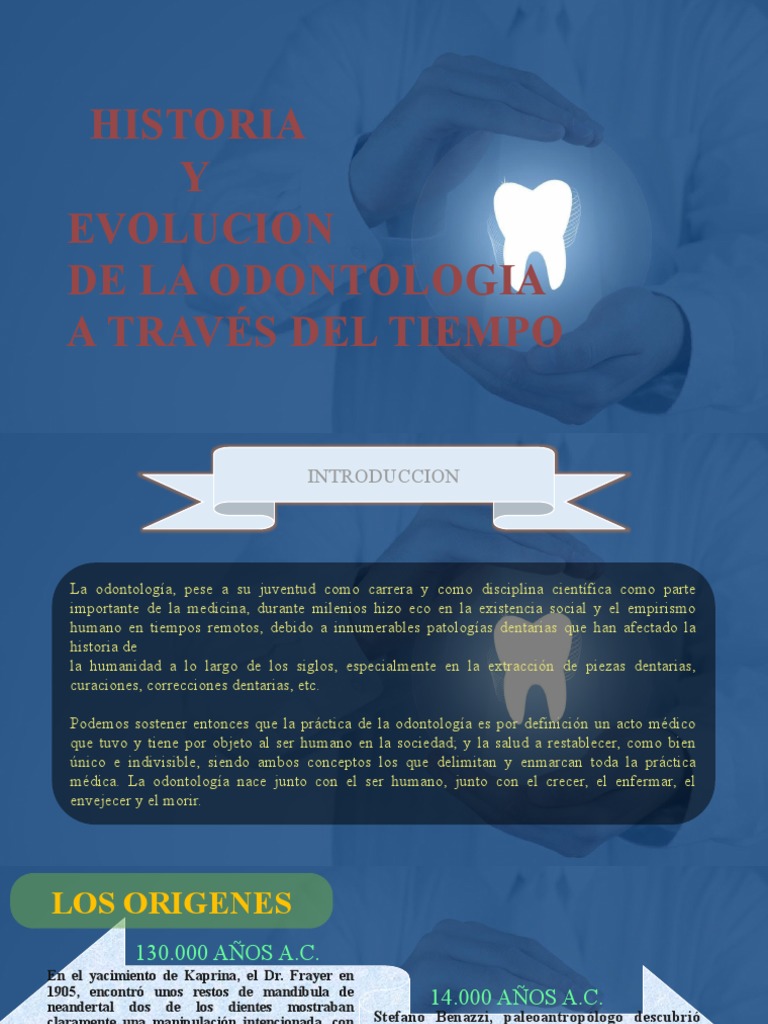 Historia y Evolucion de La Odontologia | PDF | Odontología | Medicina Historia y Evolucion de La Odontologia | PDF | Odontología | Medicina