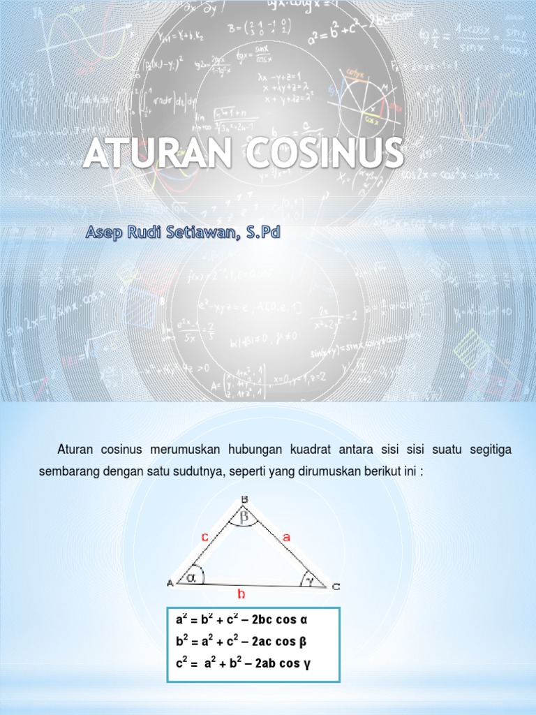 Aturan Cosinus | PDF