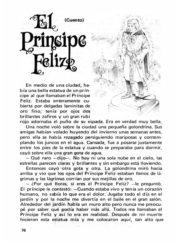 21 El Príncipe Feliz Cuento | PDF