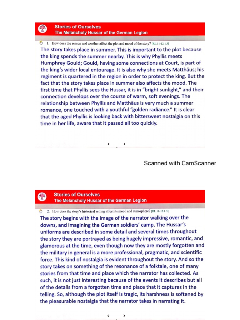 The Melancholy Hussar | PDF