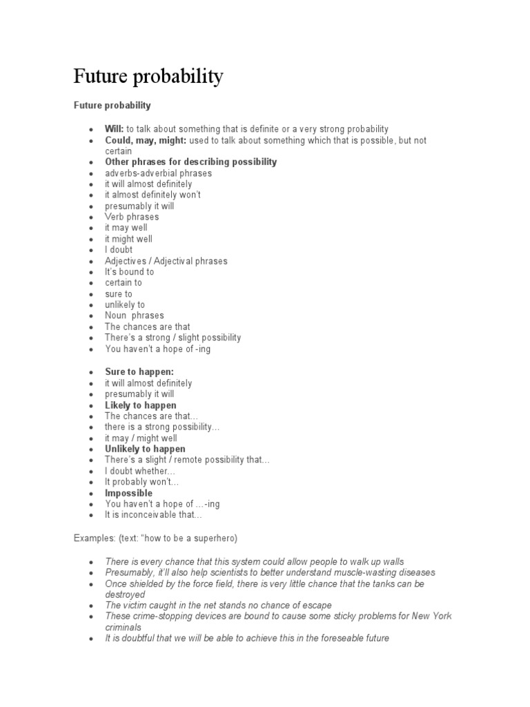 Understanding Future Possibilities | PDF | Philosophy | Science ...