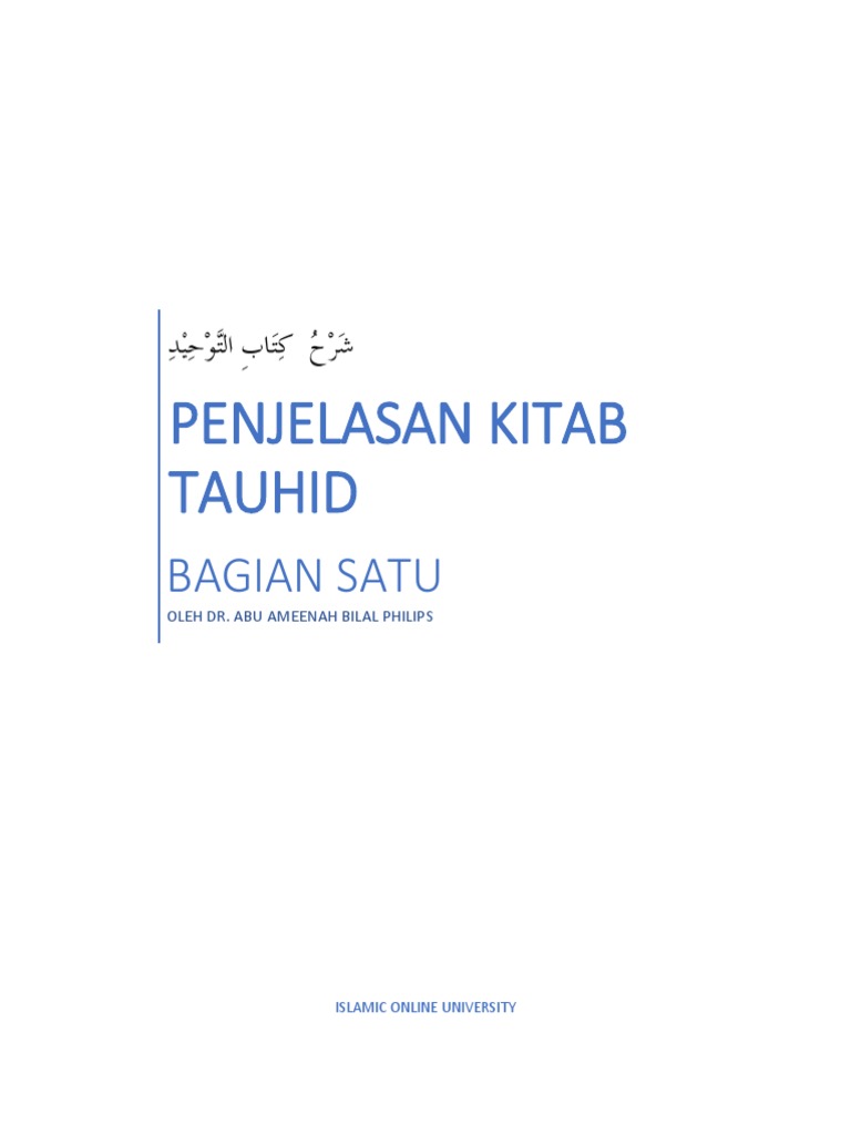 Kitabut Tauhid | PDF